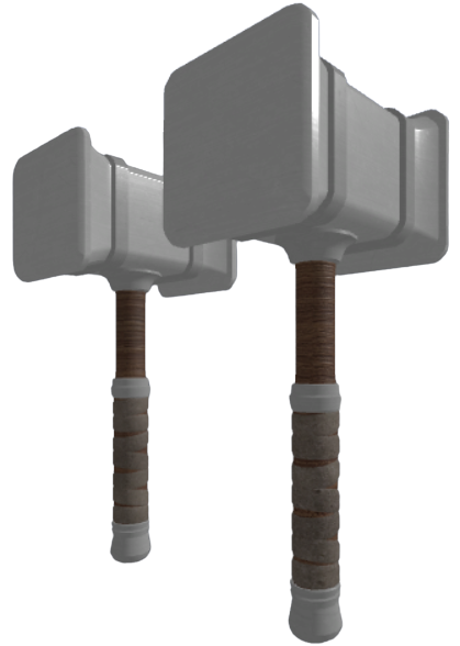 Dual Hammers | Combat Warriors Wiki | Fandom