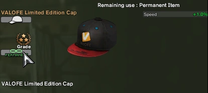 VALOFE Limited Edition Cap | CAWiki | Fandom