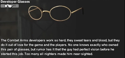 Developer Glasses | CAWiki | Fandom