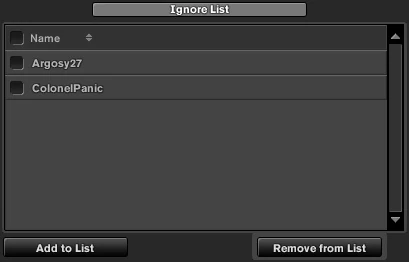 Ignore List | CAWiki | Fandom