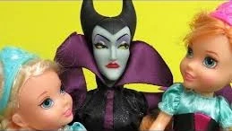MALEFICENT wants to ELSA and ANNA toddlers! Part 1 | Come Play With Me ...