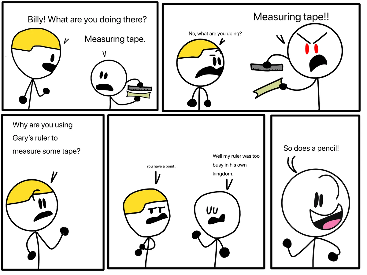 Measuring Tape | Comedy Comics Wiki | Fandom