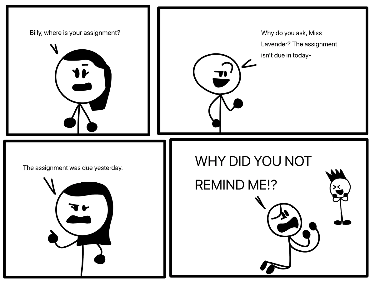 Assignment Panic | Comedy Comics Wiki | Fandom