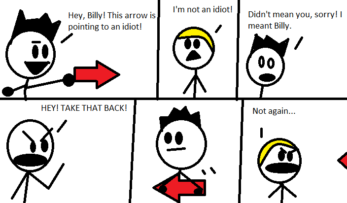 Arrow Pointing | Comedy Comics Wiki | Fandom