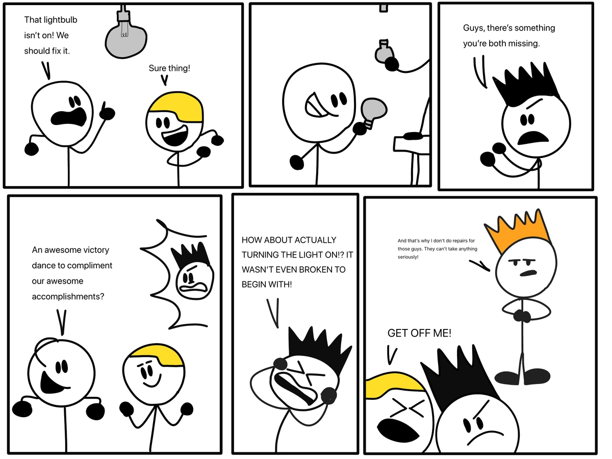 Switch Solution | Comedy Comics Wiki | Fandom
