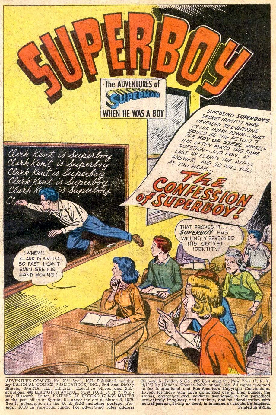 Adventure Comics Vol 1 235 Gallery | Comic Book Art Wiki | Fandom