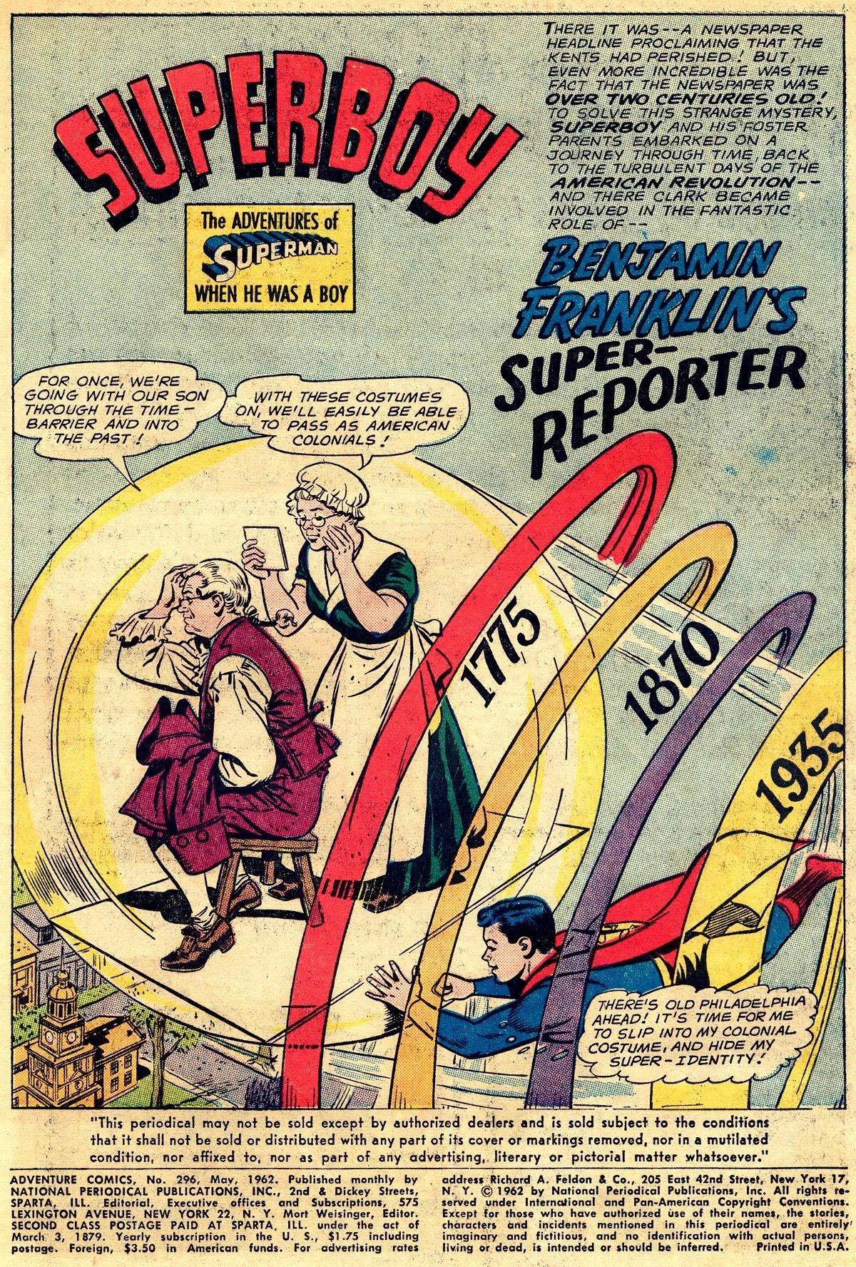 Adventure Comics Vol 1 296 Gallery | Comic Book Art Wiki | Fandom