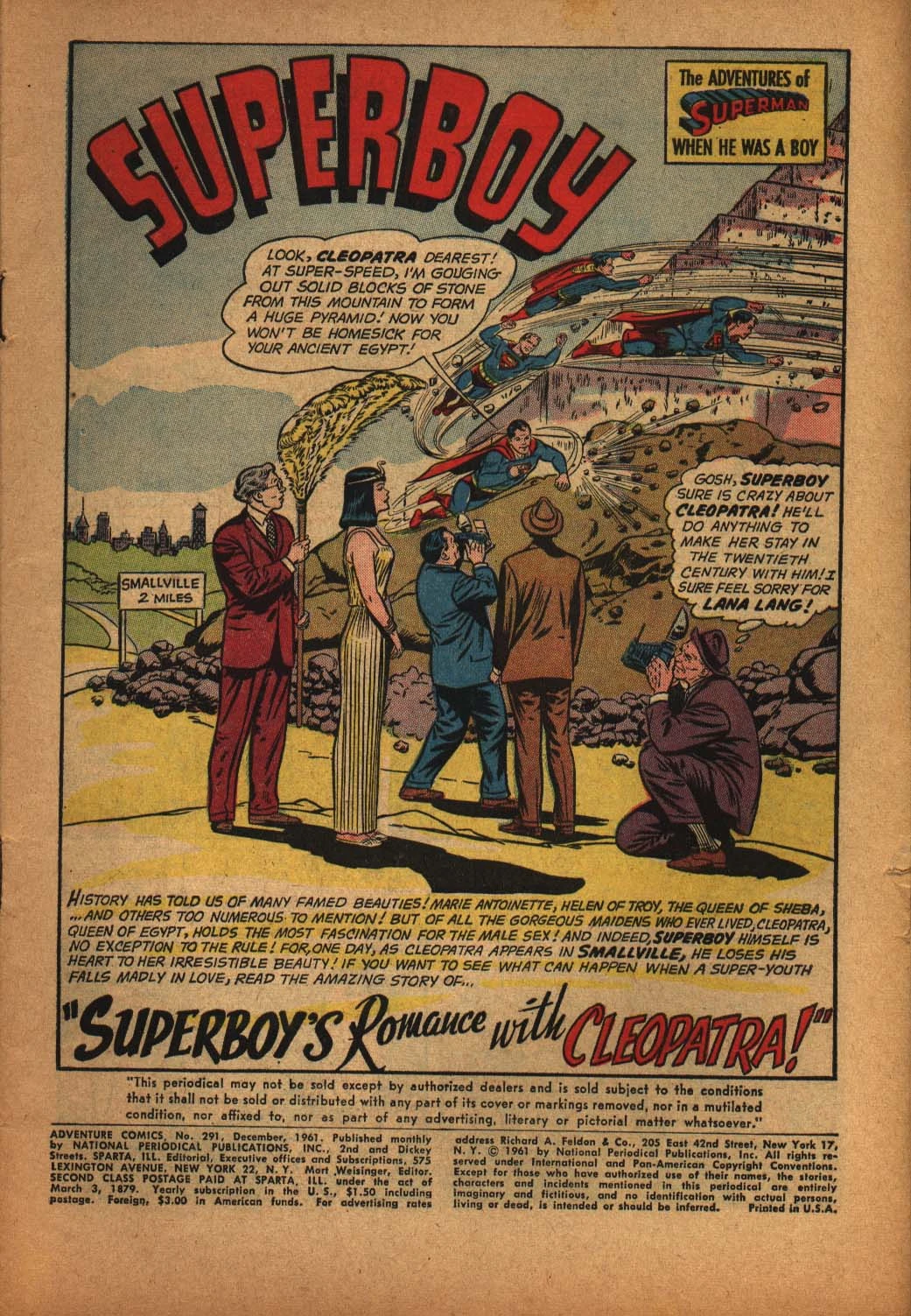 Adventure Comics Vol 1 291 Gallery | Comic Book Art Wiki | Fandom