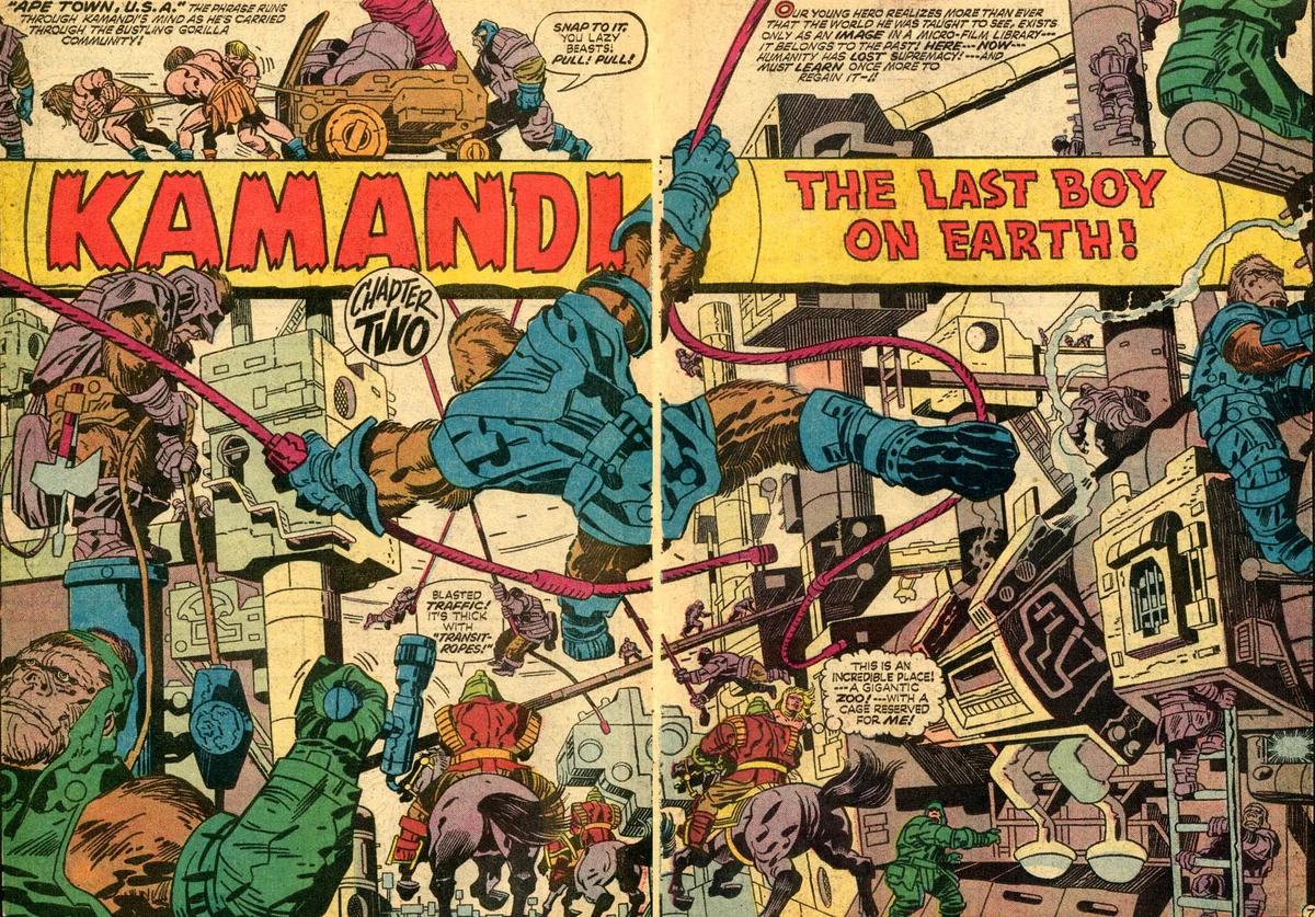 Kamandi Vol 1 3 Gallery | Comic Book Art Wiki | Fandom