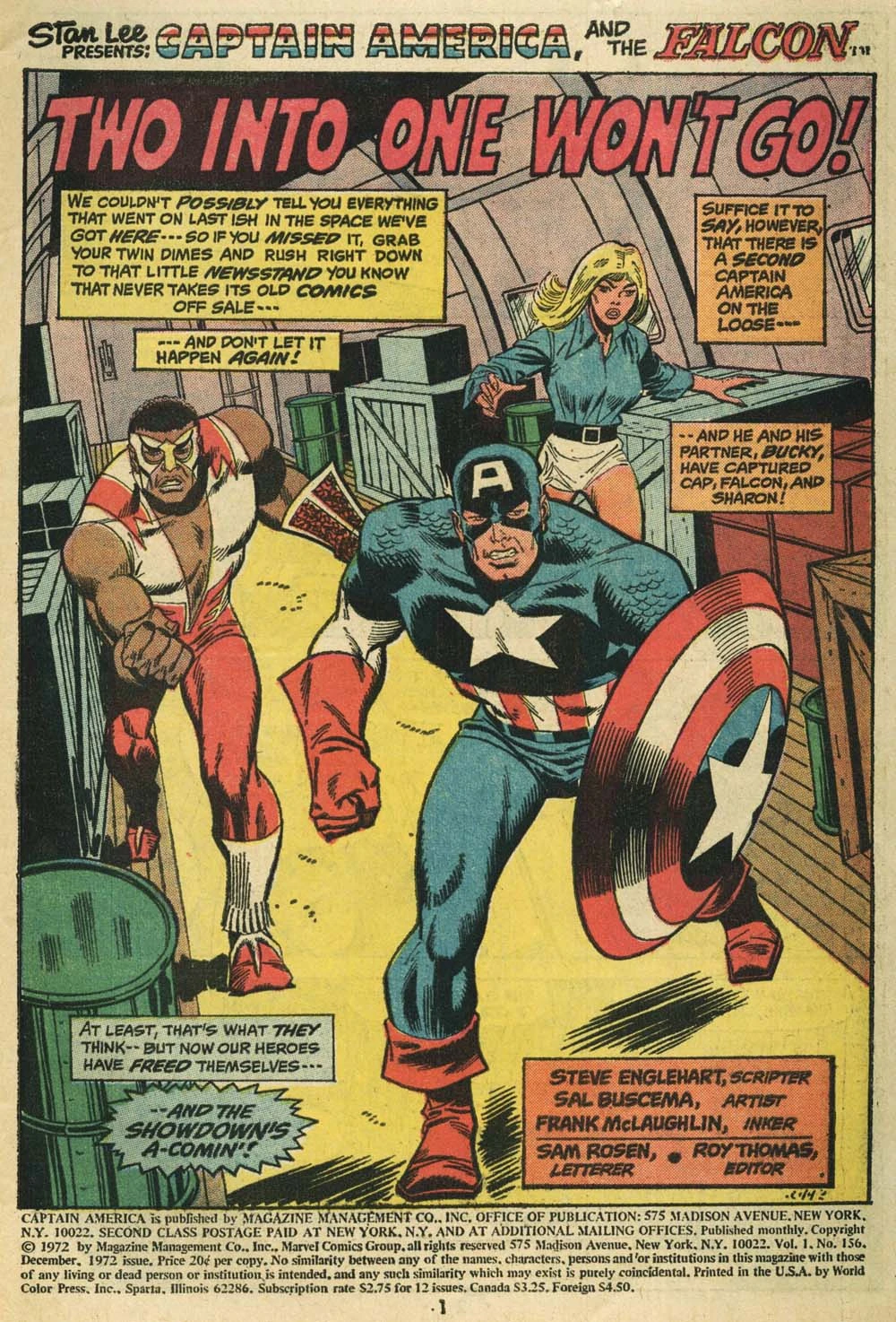Captain America Vol 1 156 Gallery | Comic Book Art Wiki | Fandom