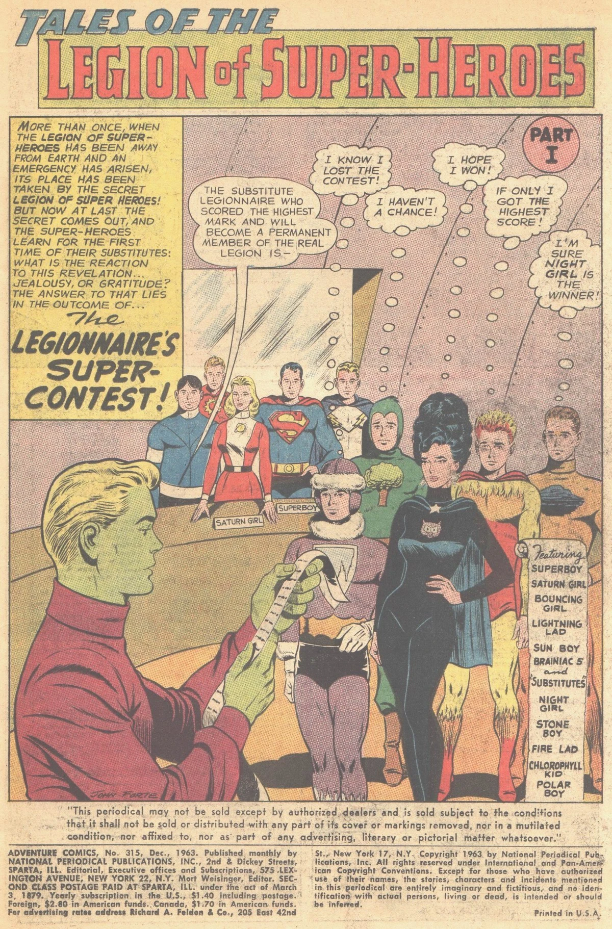 Adventure Comics Vol 1 315 Gallery | Comic Book Art Wiki | Fandom
