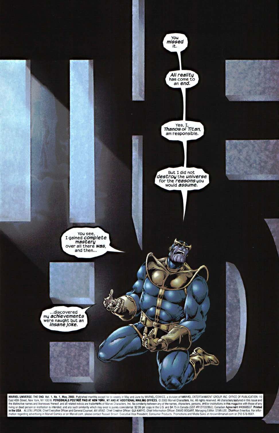 Marvel Universe The End Vol 1 1 Gallery | Comic Book Art Wiki | Fandom