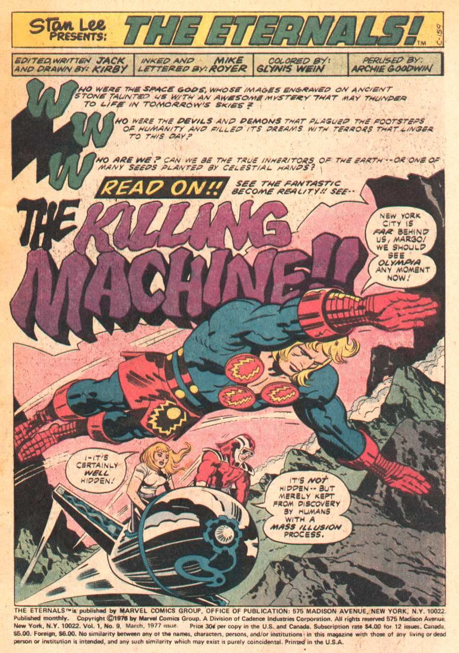 Eternals Vol 1 9 Gallery | Comic Book Art Wiki | Fandom