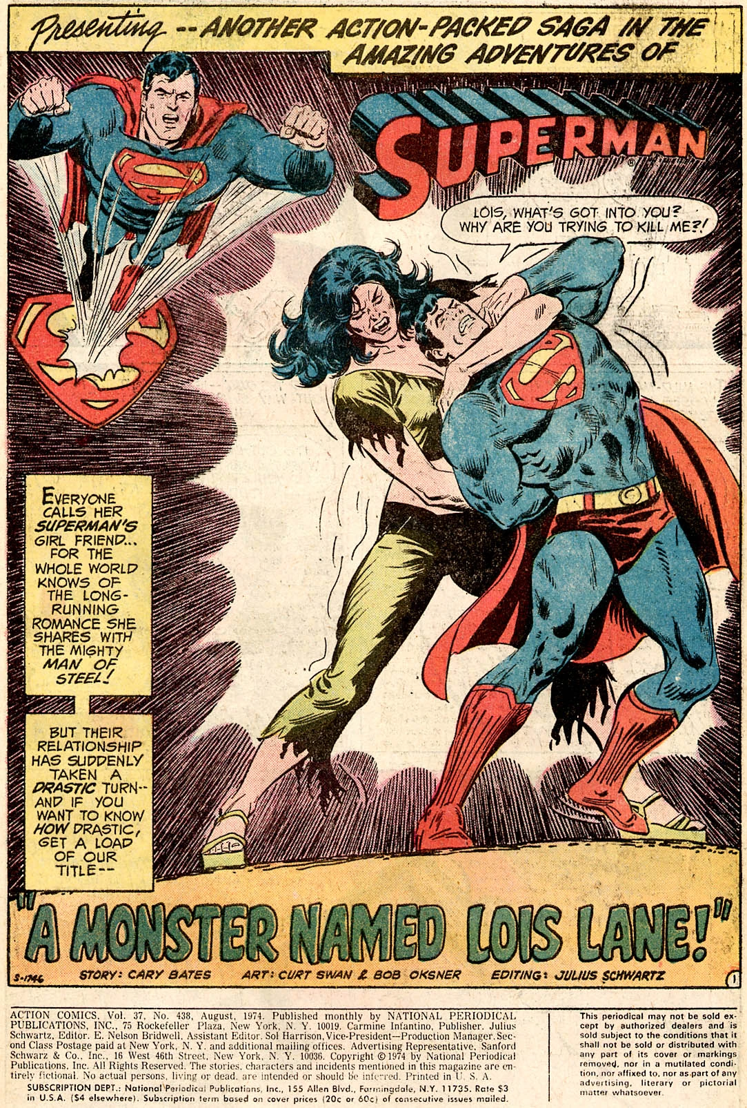 Action Comics Vol 1 438 Gallery | Comic Book Art Wiki | Fandom