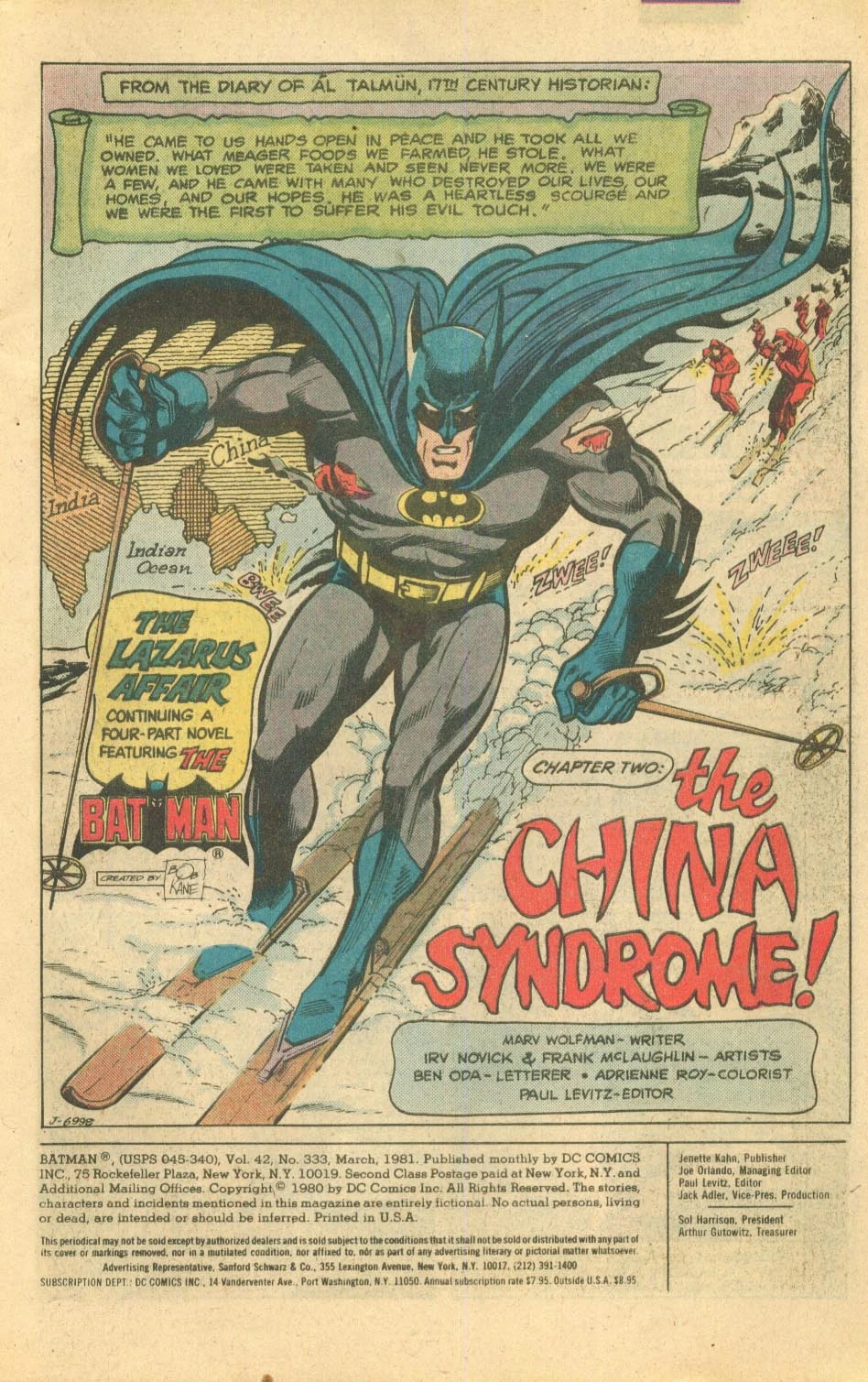 Batman Vol 1 333 Gallery | Comic Book Art Wiki | Fandom