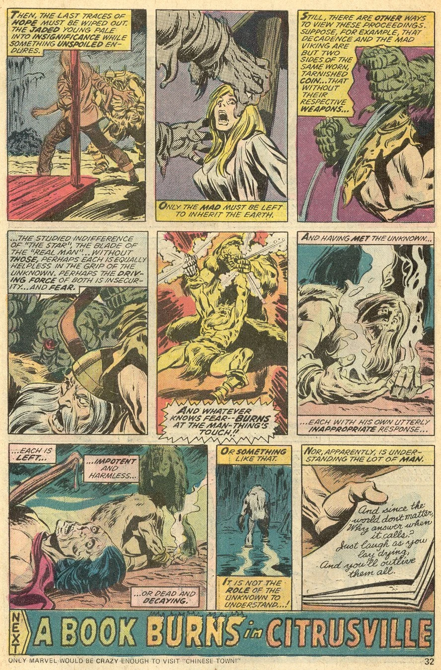 Giant-Size Man-Thing Vol 1 4 Gallery | Comic Book Art Wiki | Fandom