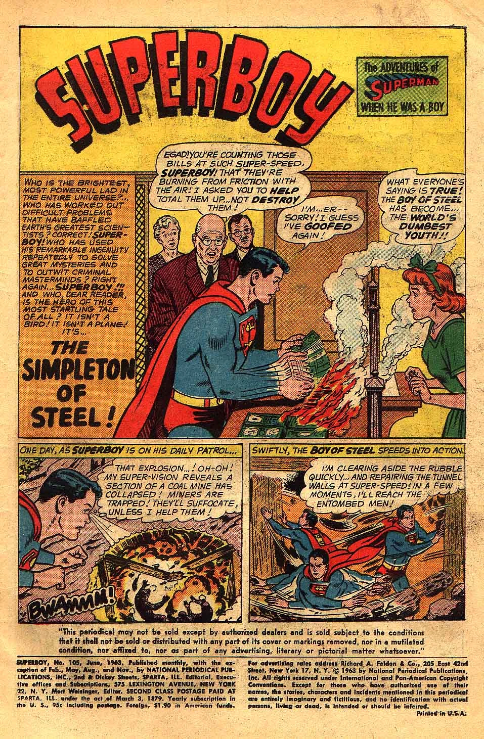 Superboy Vol 1 105 Gallery | Comic Book Art Wiki | Fandom