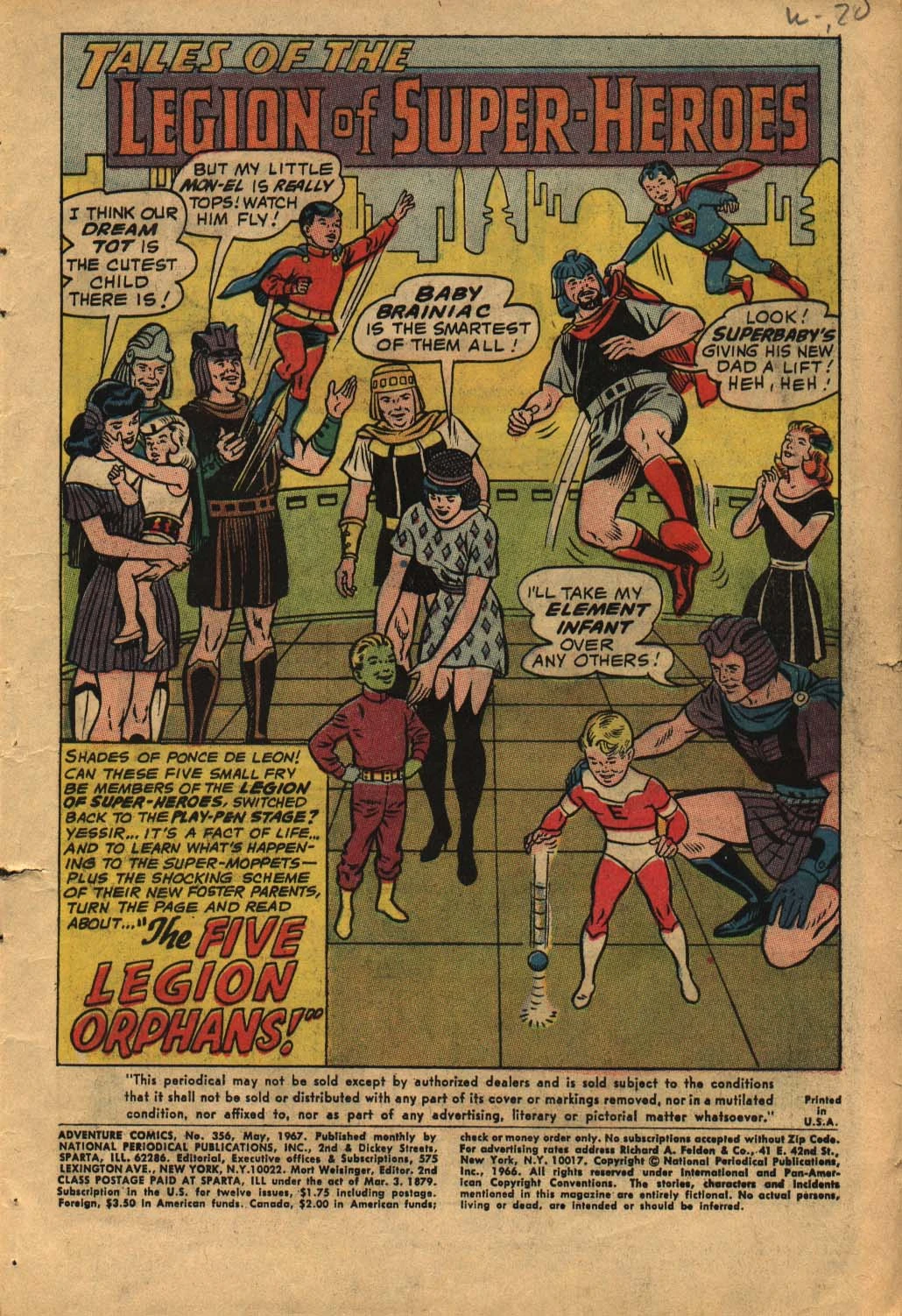 Adventure Comics Vol 1 356 Gallery | Comic Book Art Wiki | Fandom