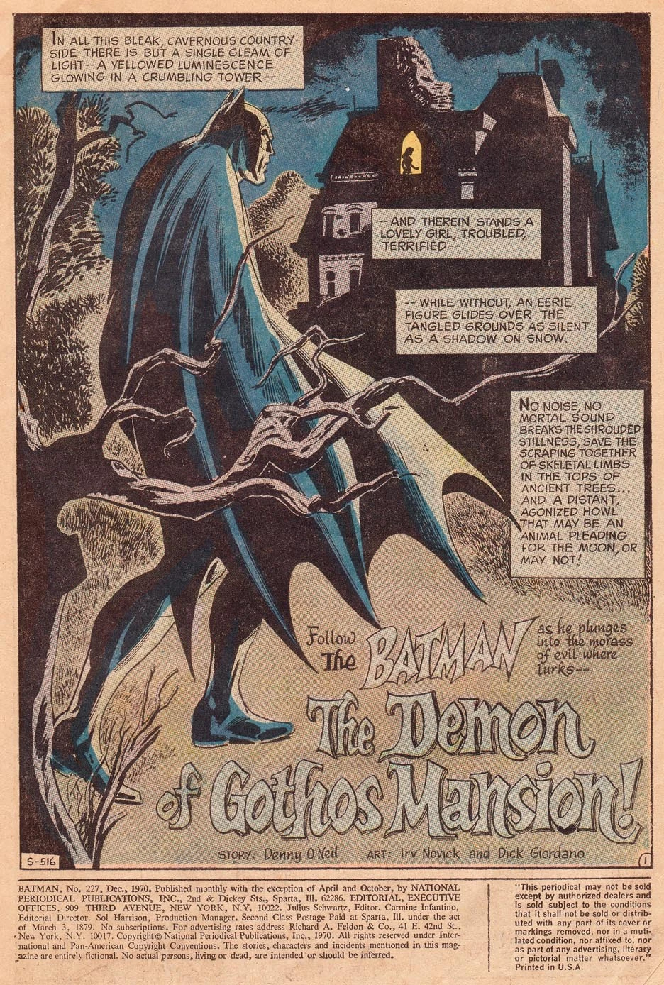 Batman Vol 1 227 Gallery | Comic Book Art Wiki | Fandom