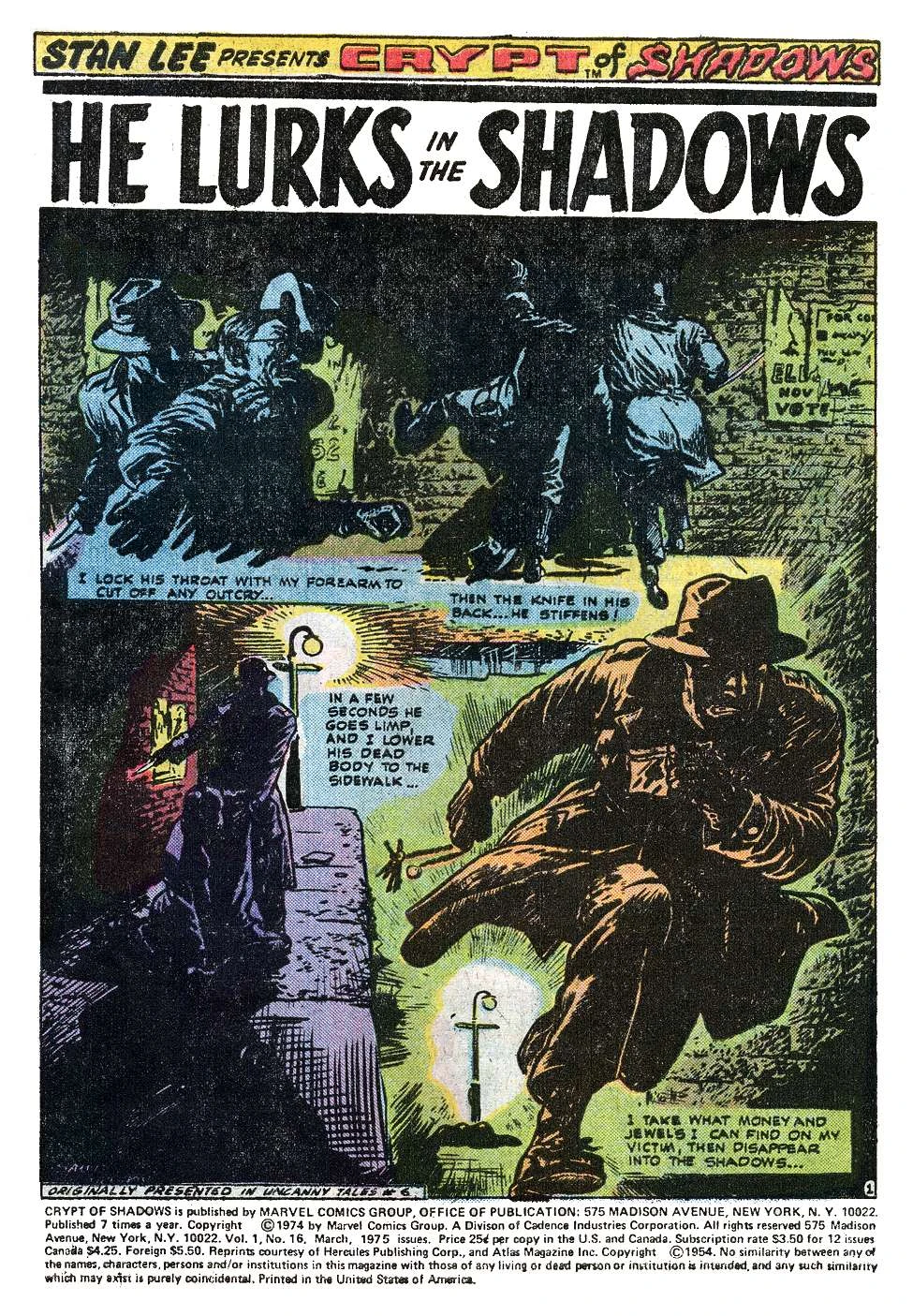 Crypt of Shadows Vol 1 16 Gallery | Comic Book Art Wiki | Fandom