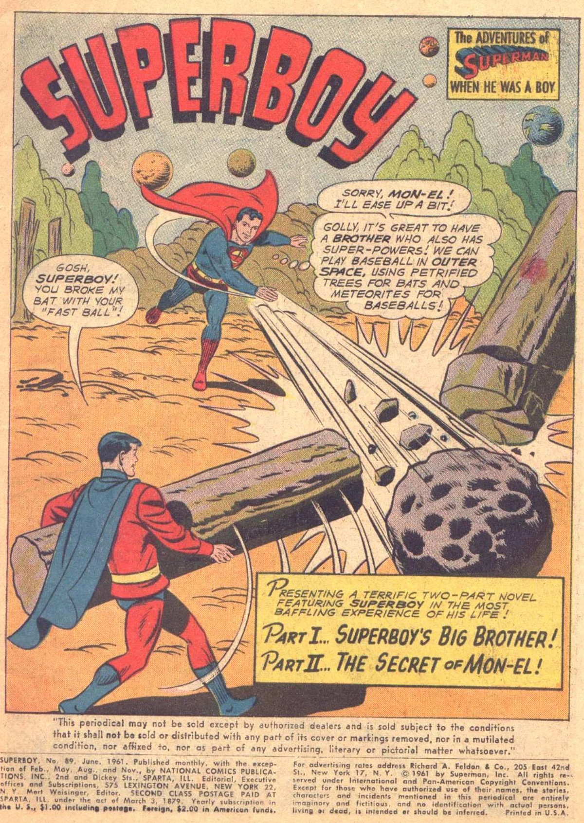 Superboy Vol 1 89 Gallery | Comic Book Art Wiki | Fandom