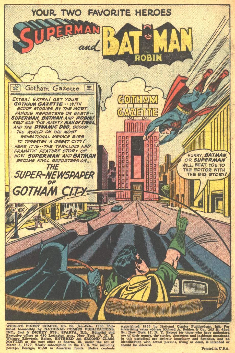 World's Finest Comics Vol 1 80 Gallery | Comic Book Art Wiki | Fandom