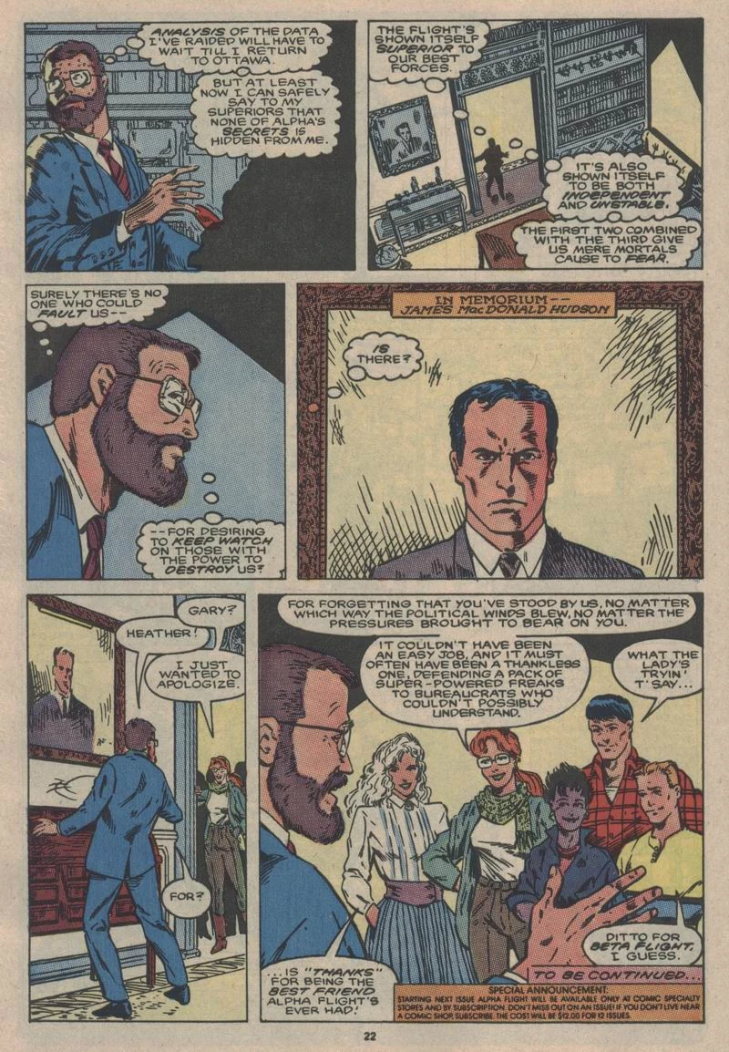 Alpha Flight Annual Vol 1 2 Gallery | Comic Book Art Wiki | Fandom