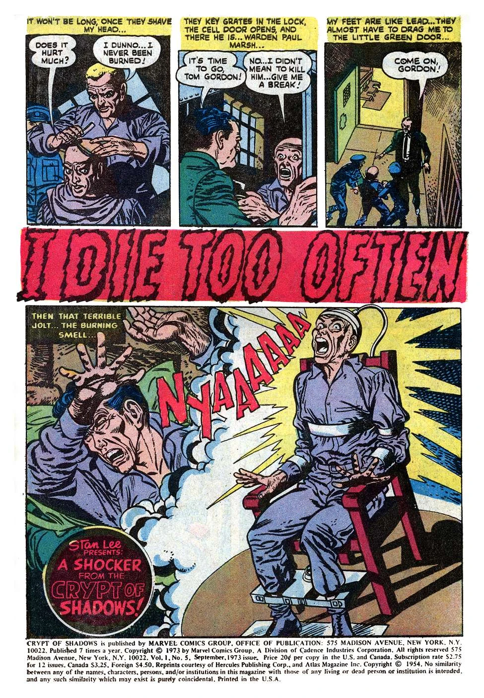 Crypt of Shadows Vol 1 5 Gallery | Comic Book Art Wiki | Fandom