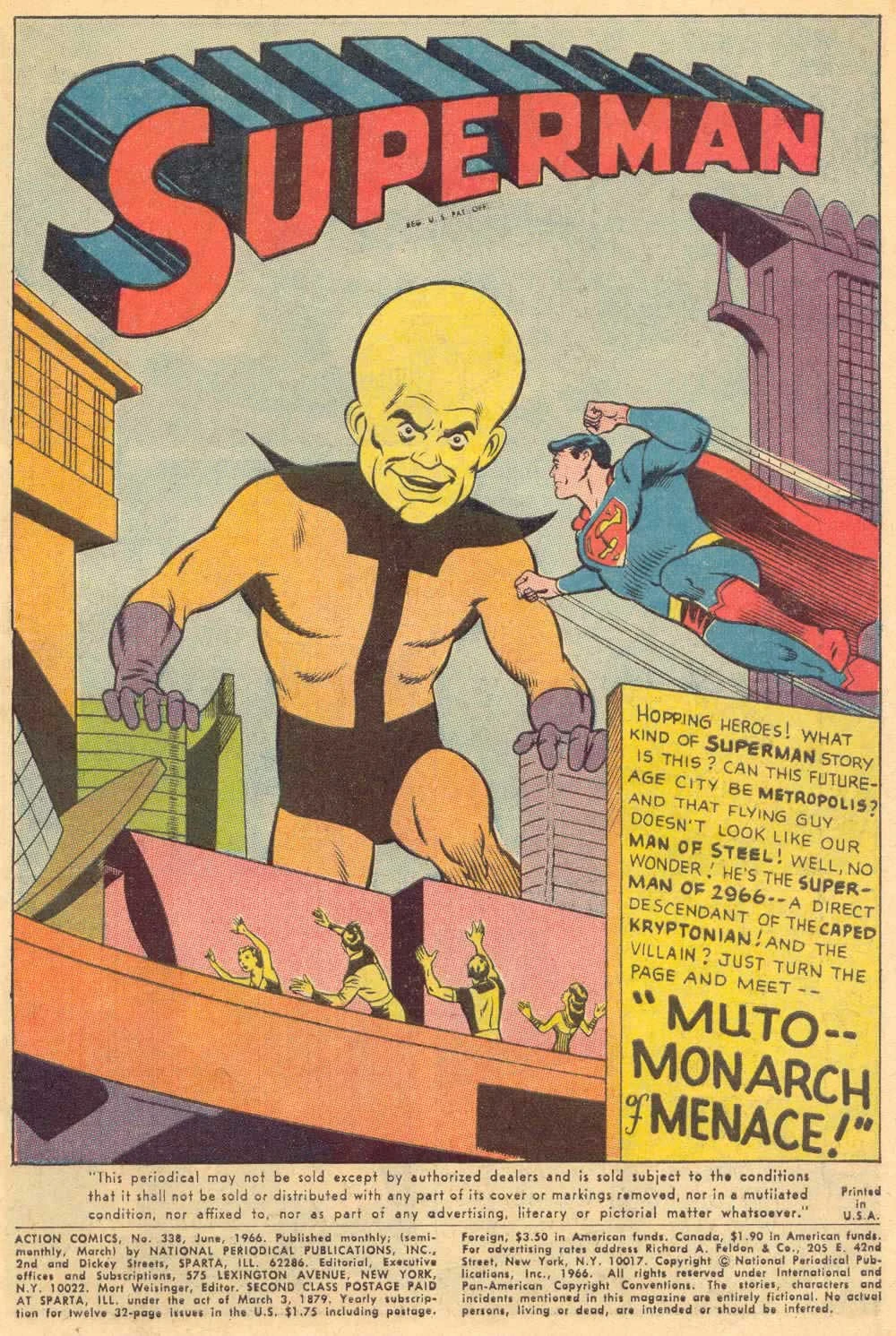 Action Comics Vol 1 338 Gallery | Comic Book Art Wiki | Fandom