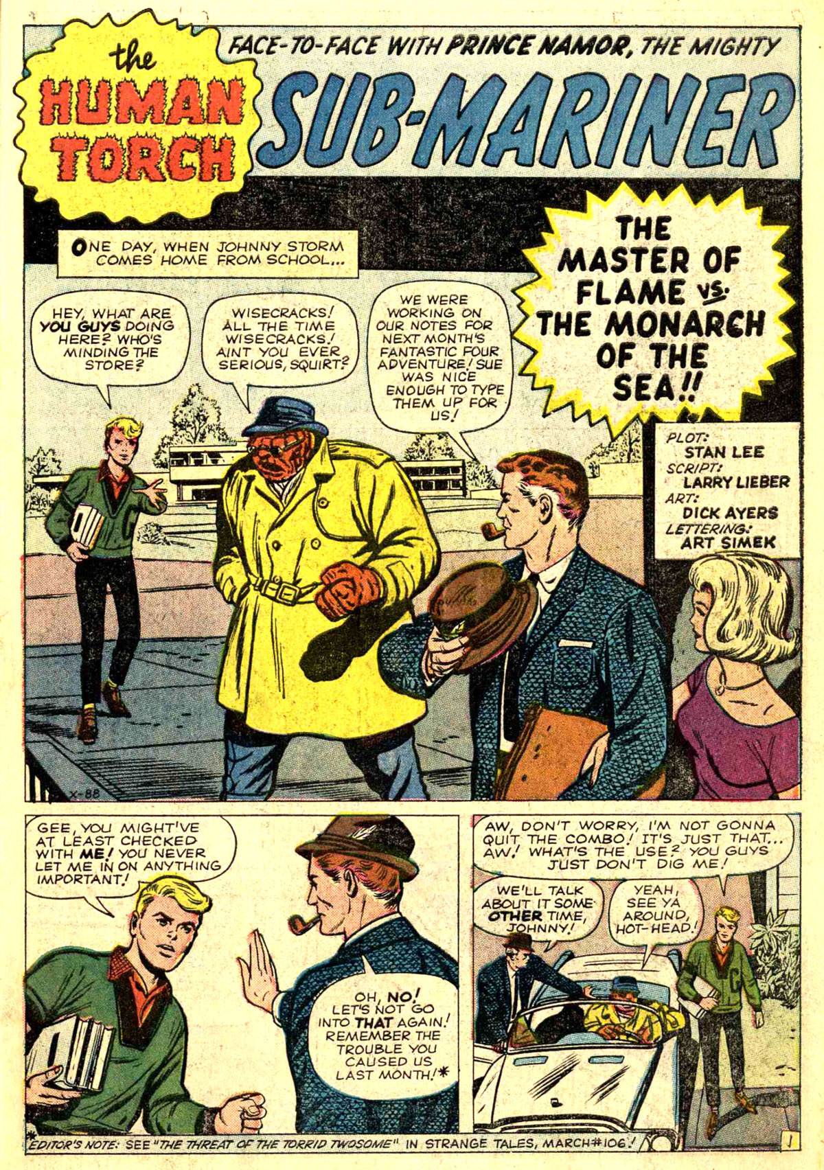 Strange Tales Vol 1 107 Gallery Comic Book Art Wiki Fandom