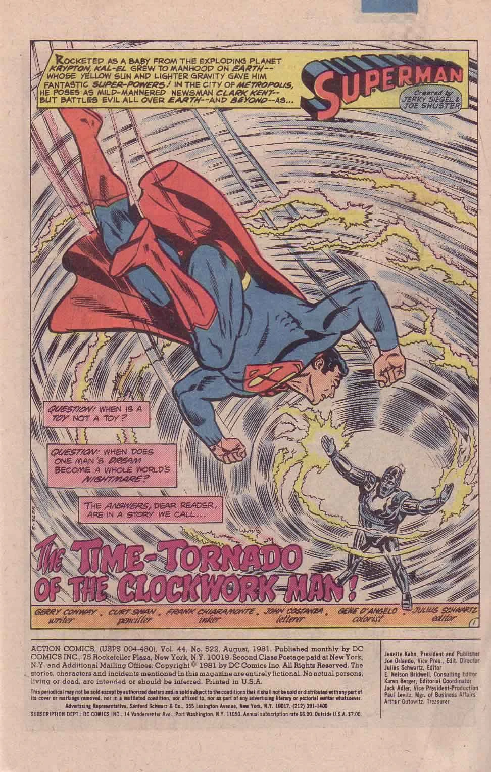 Action Comics Vol 1 522 Gallery | Comic Book Art Wiki | Fandom