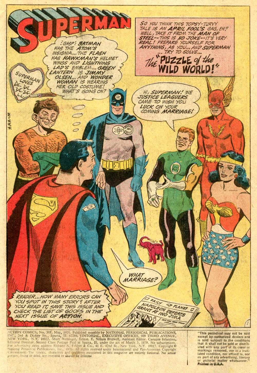 Action Comics Vol 1 388 Gallery | Comic Book Art Wiki | Fandom