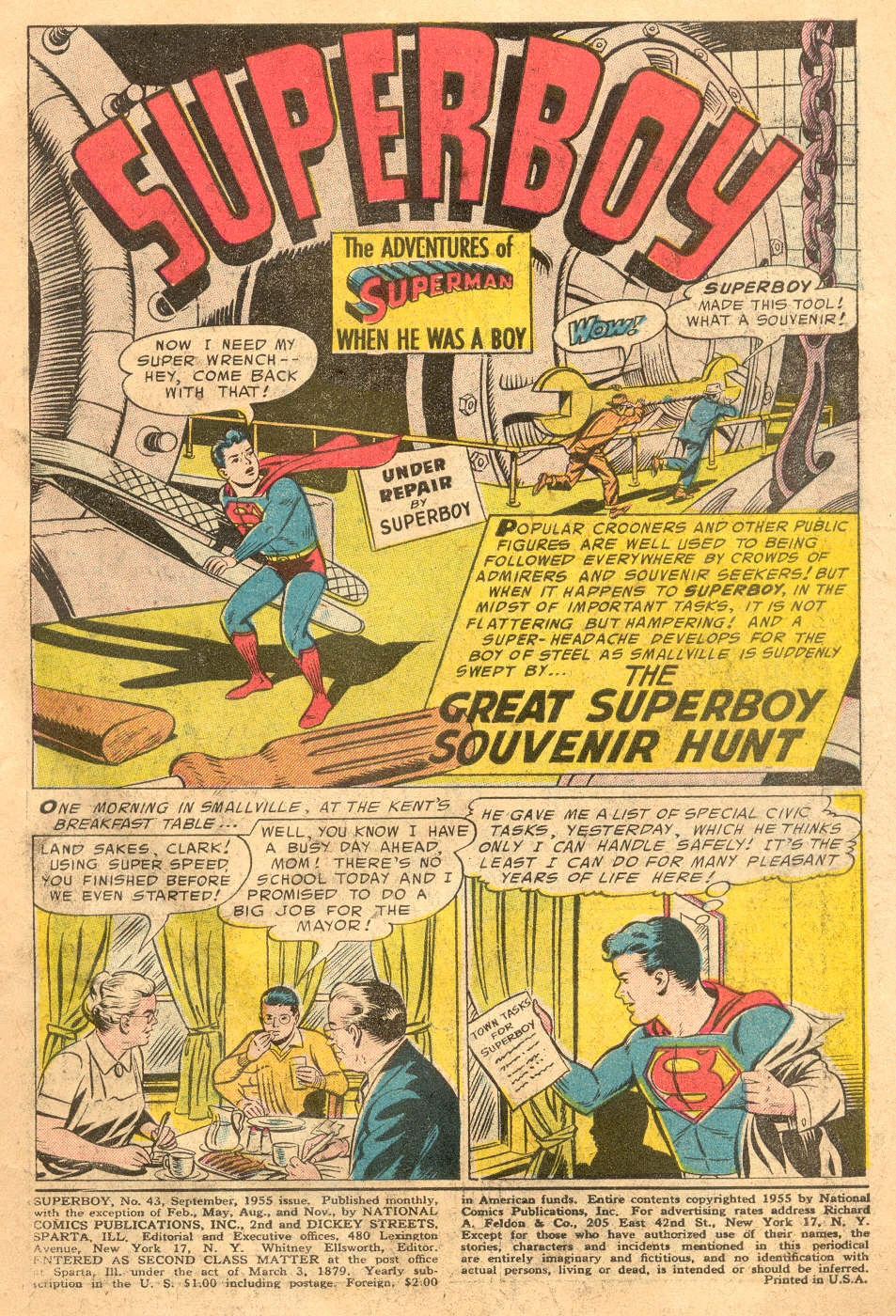 Superboy Vol 1 43 Gallery | Comic Book Art Wiki | Fandom