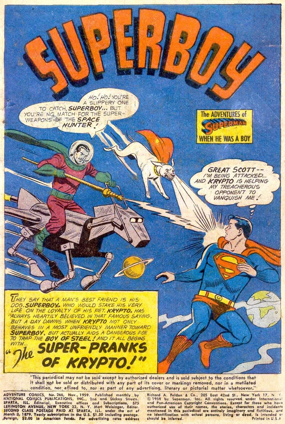 Adventure Comics Vol 1 266 Gallery | Comic Book Art Wiki | Fandom