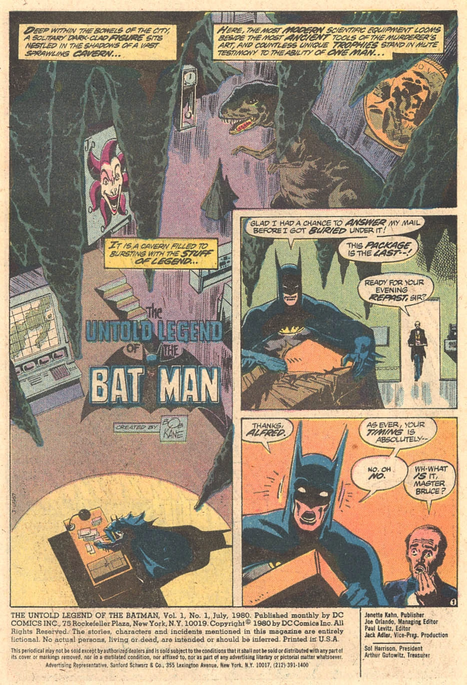 Untold Legend of the Batman Vol 1 Gallery | Comic Book Art Wiki | Fandom