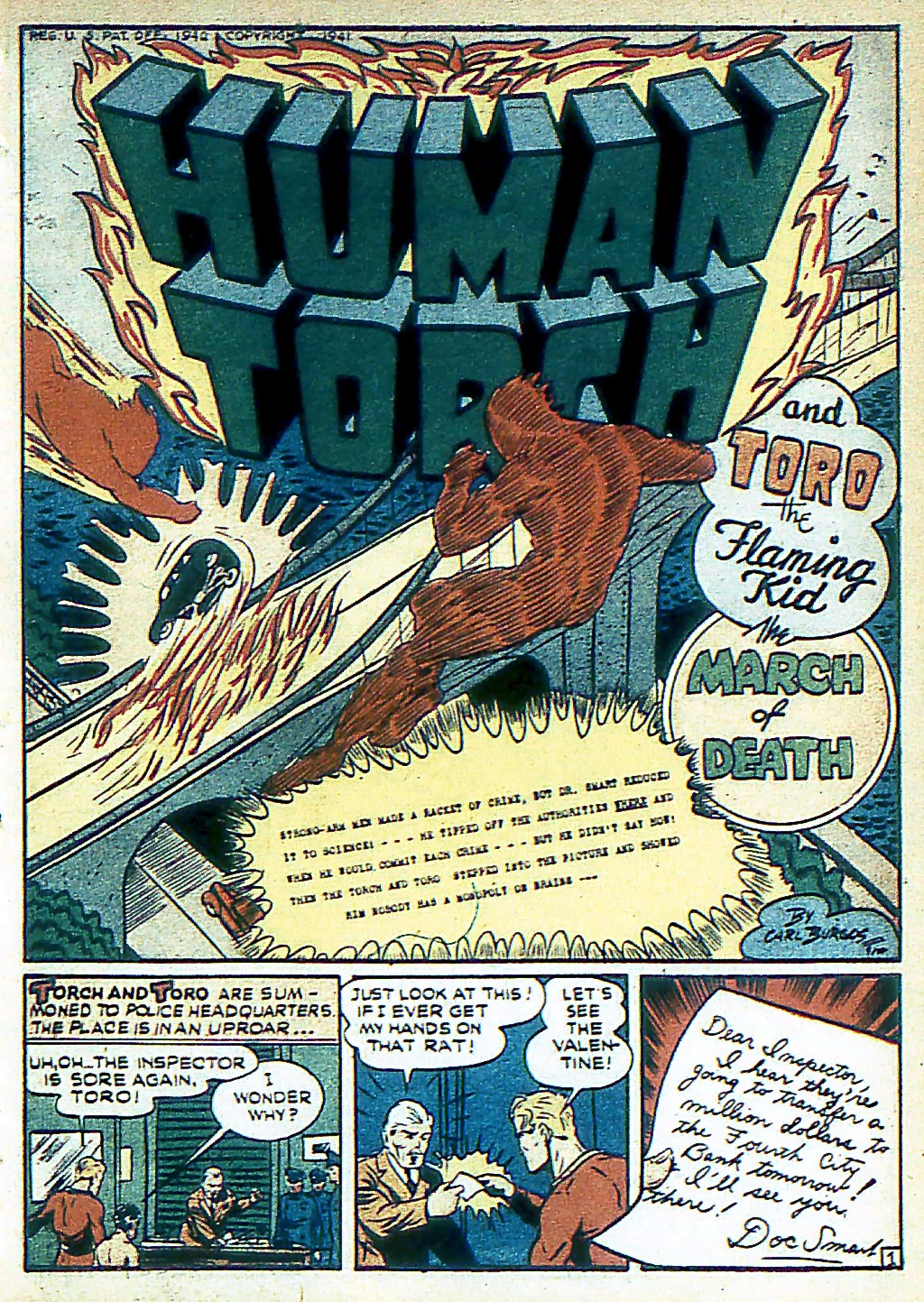 Human Torch Comics Vol 1 4 Gallery | Comic Book Art Wiki | Fandom