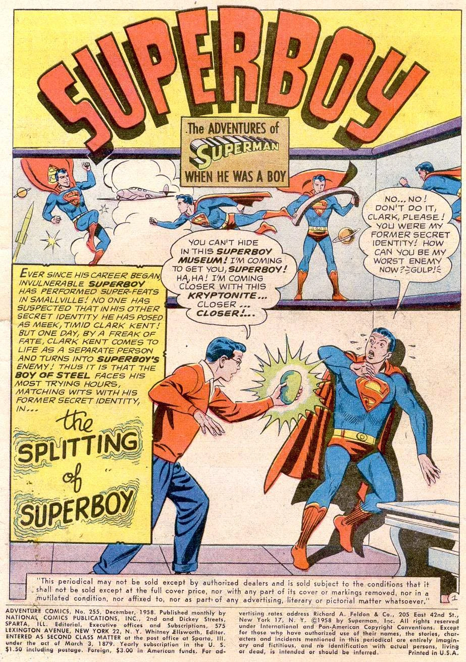 Adventure Comics Vol 1 255 Gallery | Comic Book Art Wiki | Fandom