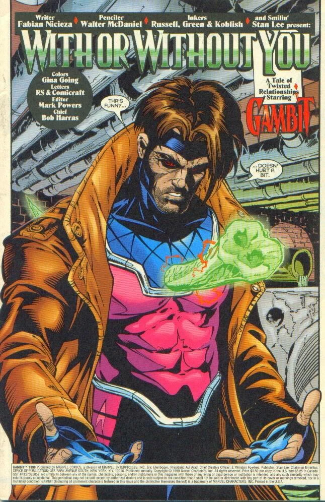 Gambit Annual Vol 1 Gallery | Comic Book Art Wiki | Fandom