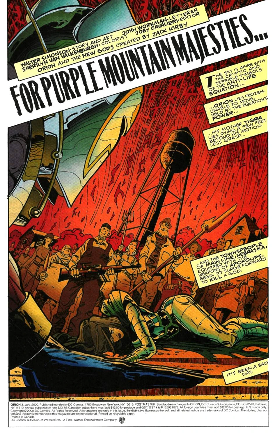 Orion Vol 1 3 Gallery | Comic Book Art Wiki | Fandom