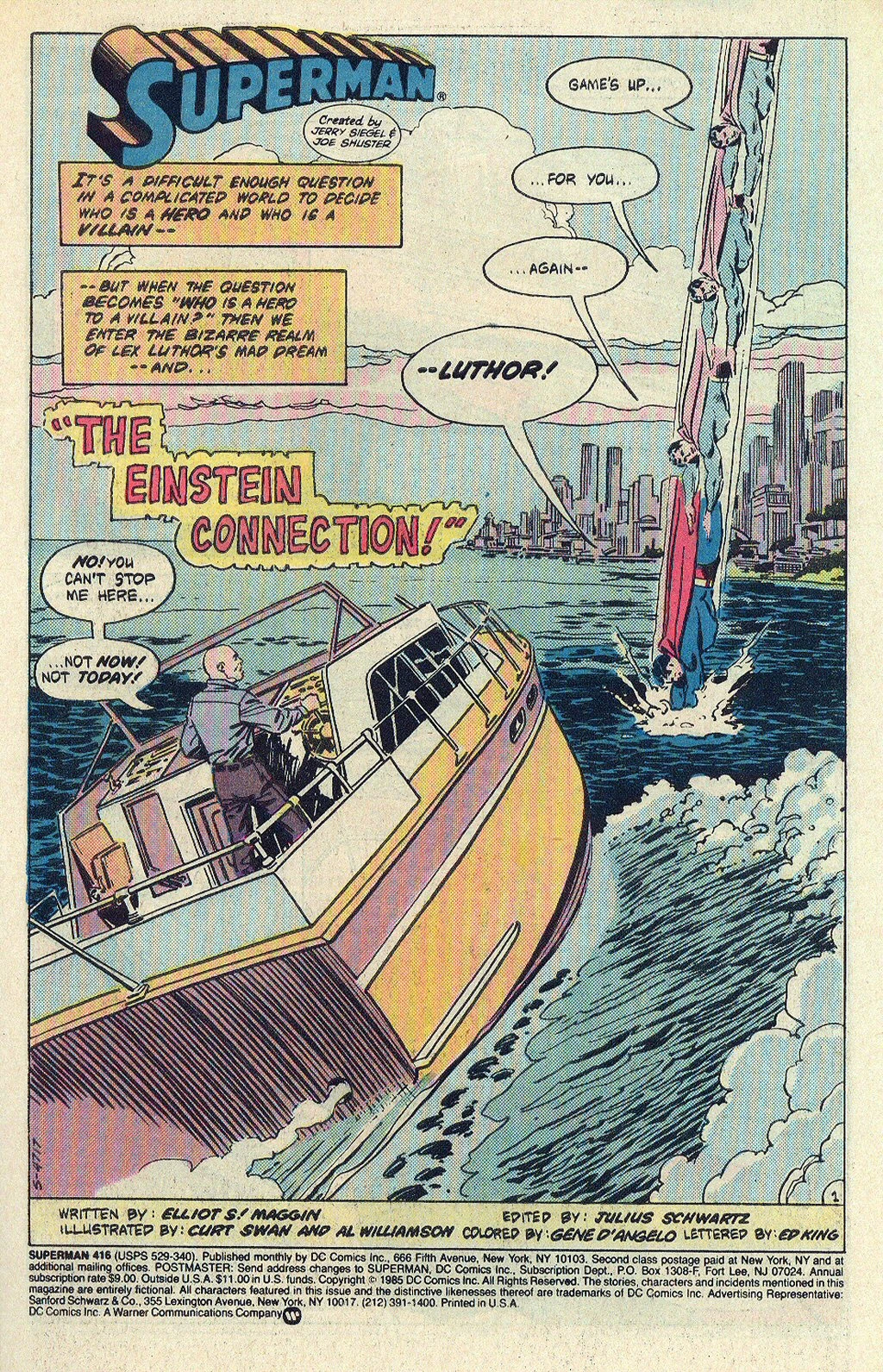 Superman Vol 1 416 Gallery | Comic Book Art Wiki | Fandom