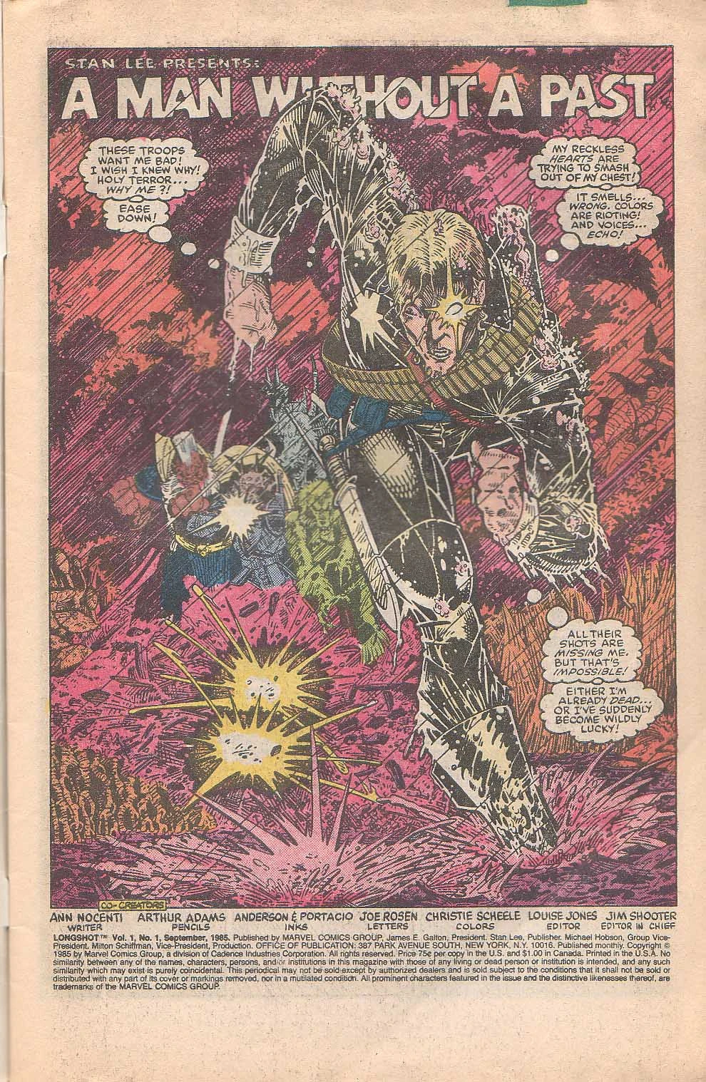 Longshot Vol 1 Gallery | Comic Book Art Wiki | Fandom