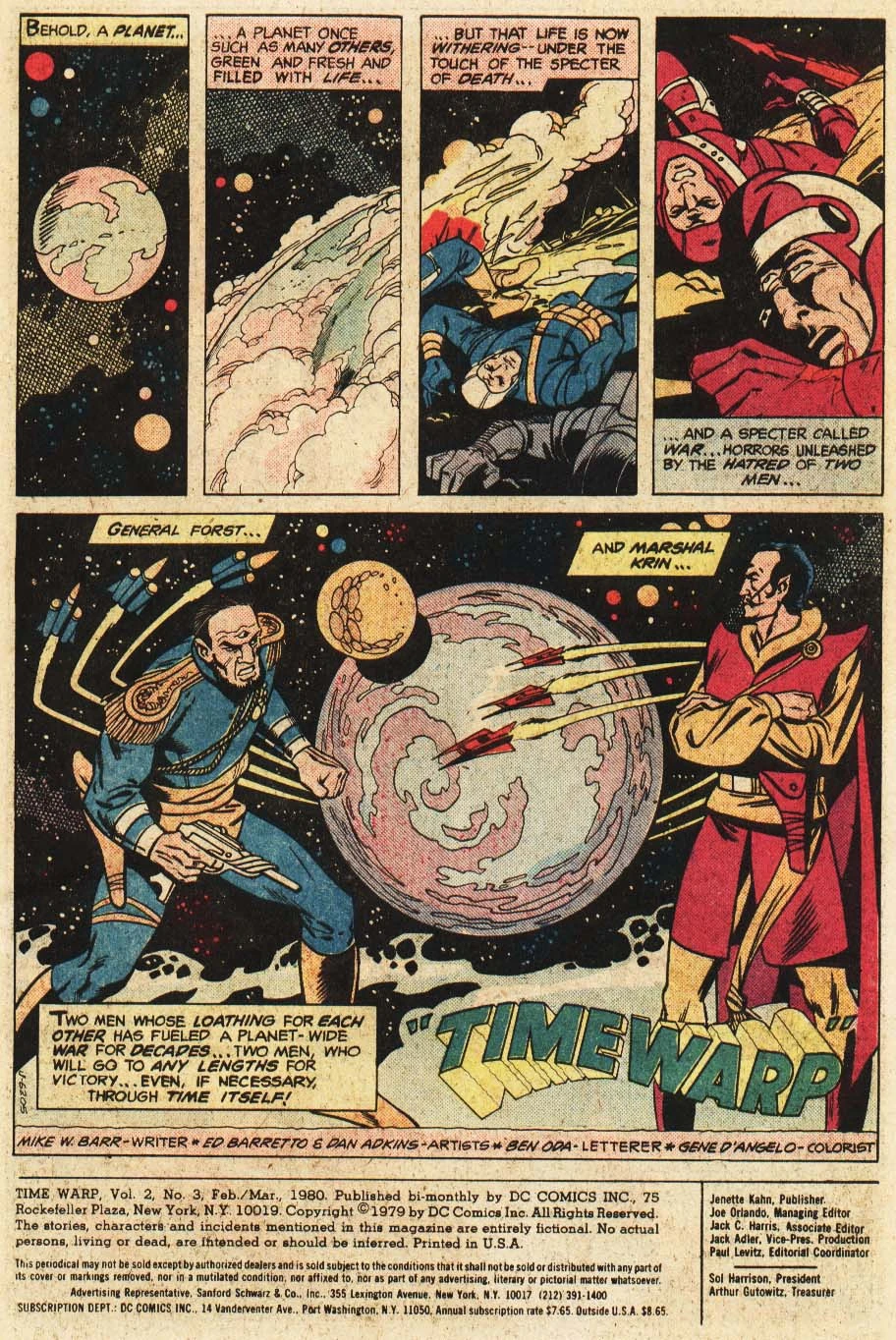 Time Warp Vol 1 3 Gallery | Comic Book Art Wiki | Fandom