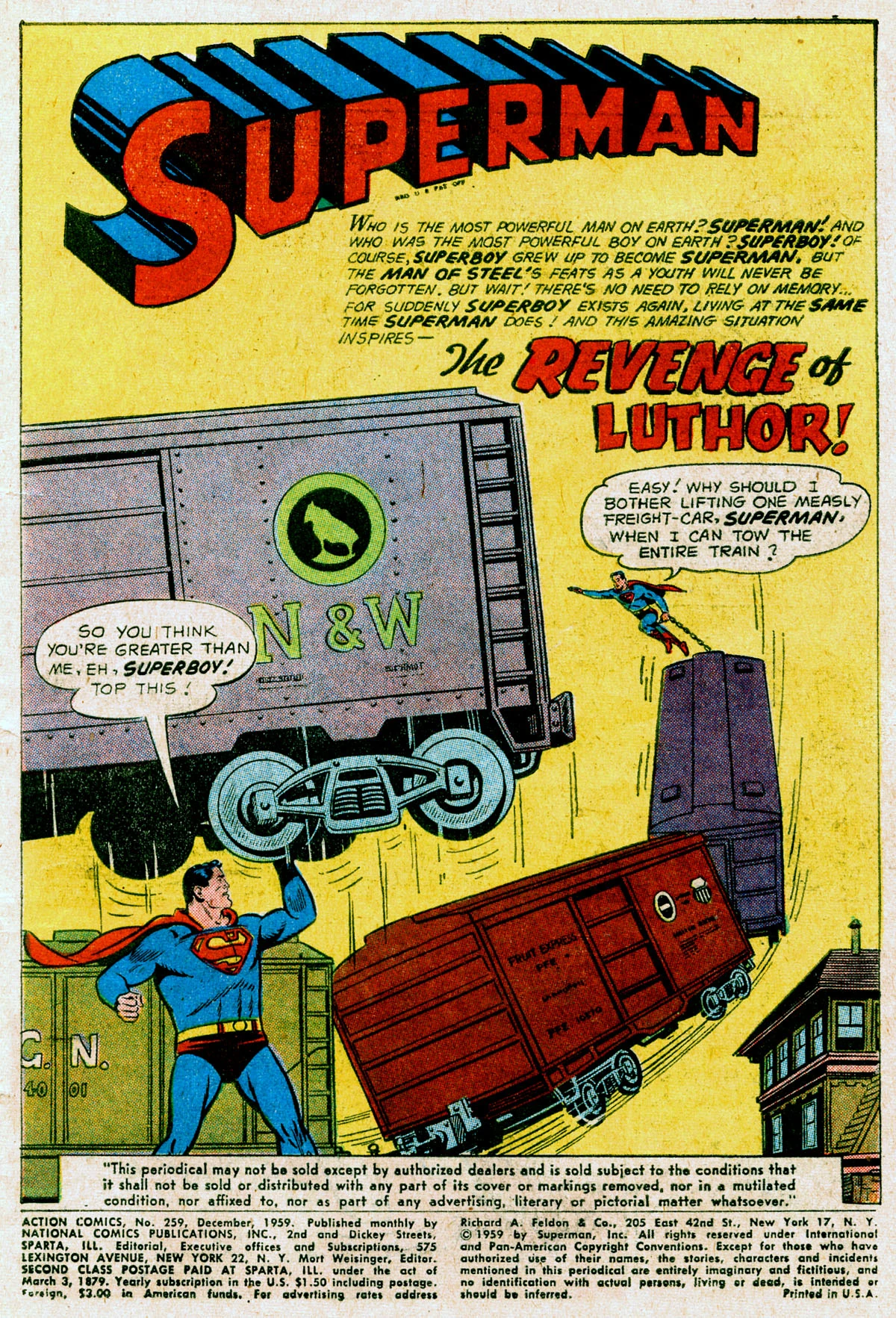 Action Comics Vol 1 259 Gallery | Comic Book Art Wiki | Fandom