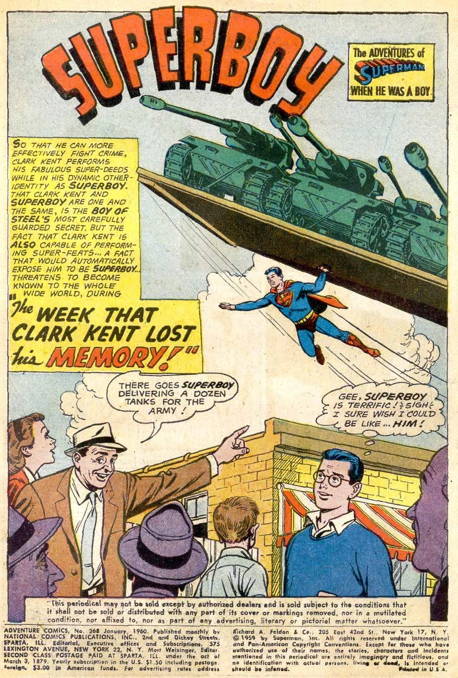 Adventure Comics Vol 1 268 Gallery | Comic Book Art Wiki | Fandom