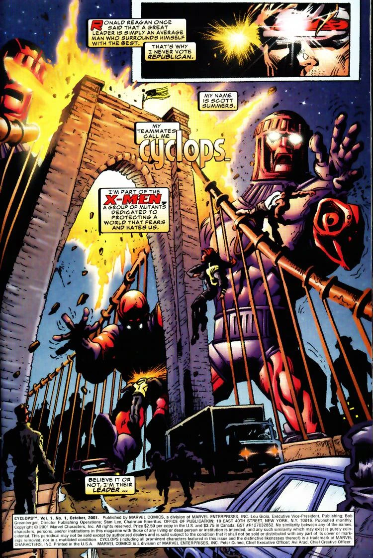 Icons Cyclops Vol 1 1 Gallery | Comic Book Art Wiki | Fandom
