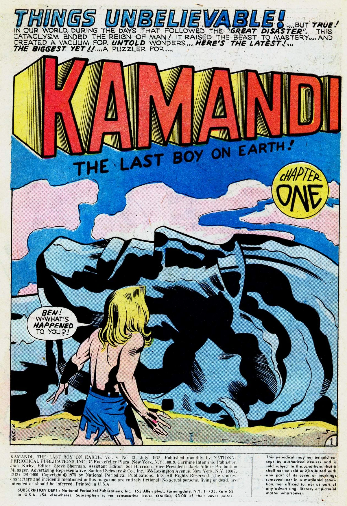 Kamandi Vol 1 31 Gallery | Comic Book Art Wiki | Fandom