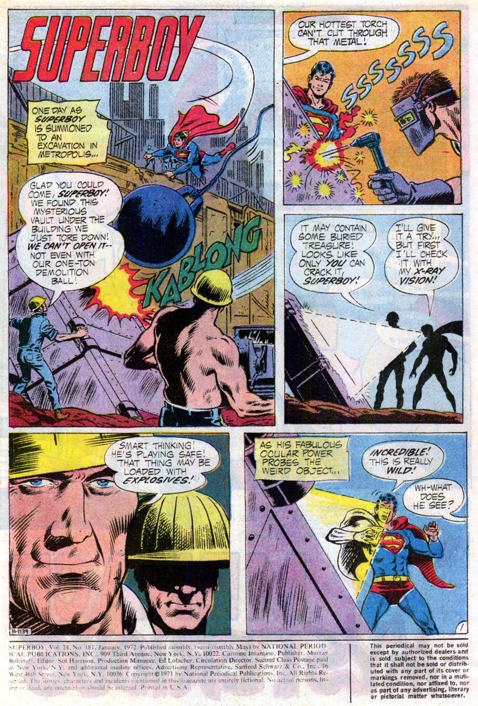 Superboy Vol 1 181 Gallery | Comic Book Art Wiki | Fandom