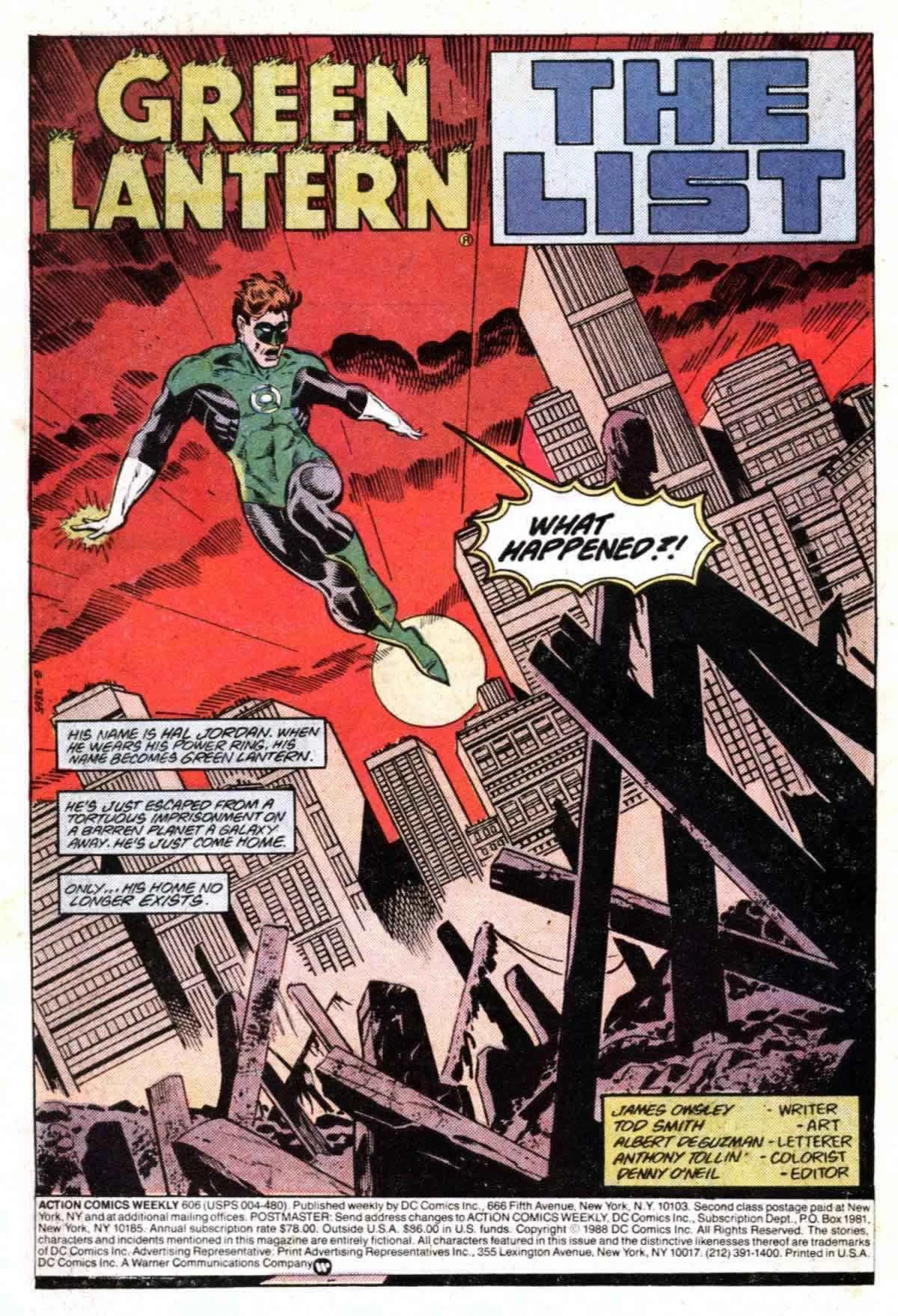 Action Comics Vol 1 606 Gallery | Comic Book Art Wiki | Fandom