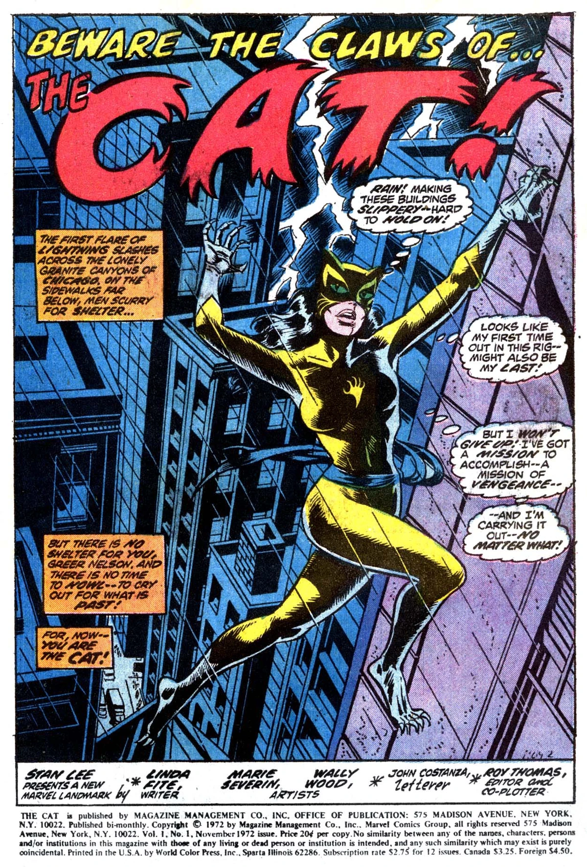 The Cat Vol 1 Gallery | Comic Book Art Wiki | Fandom