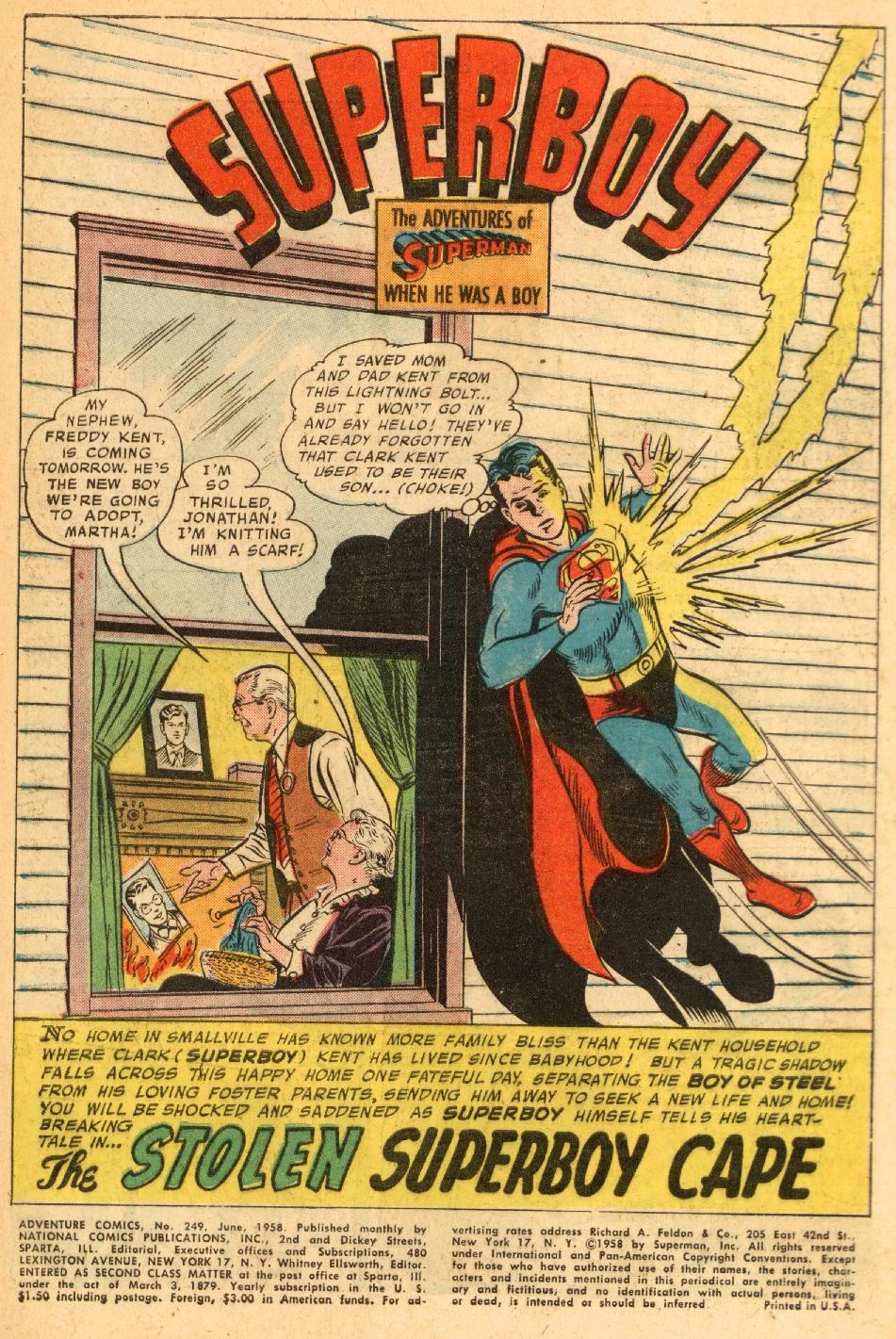 Adventure Comics Vol 1 249 Gallery | Comic Book Art Wiki | Fandom